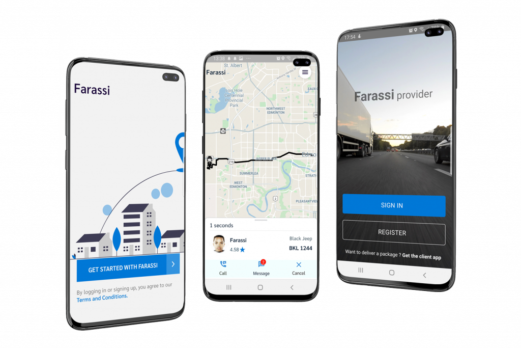 Ride Drive Order Deliver with Farassi